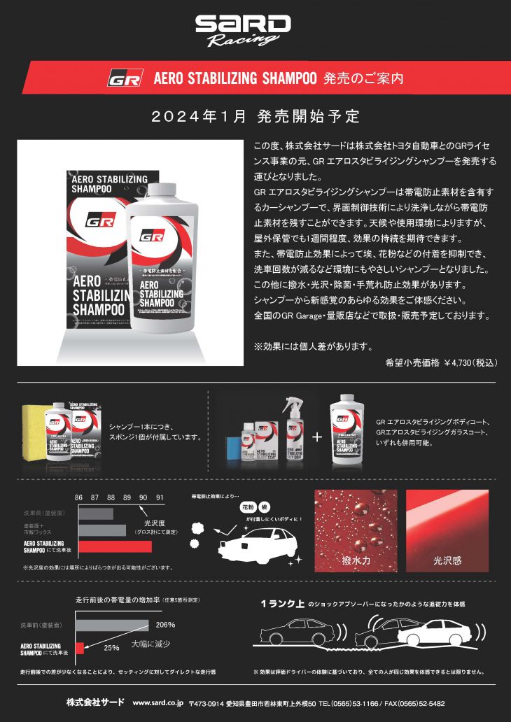 SARD :: GR AERO STABILIZING SHAMPOO